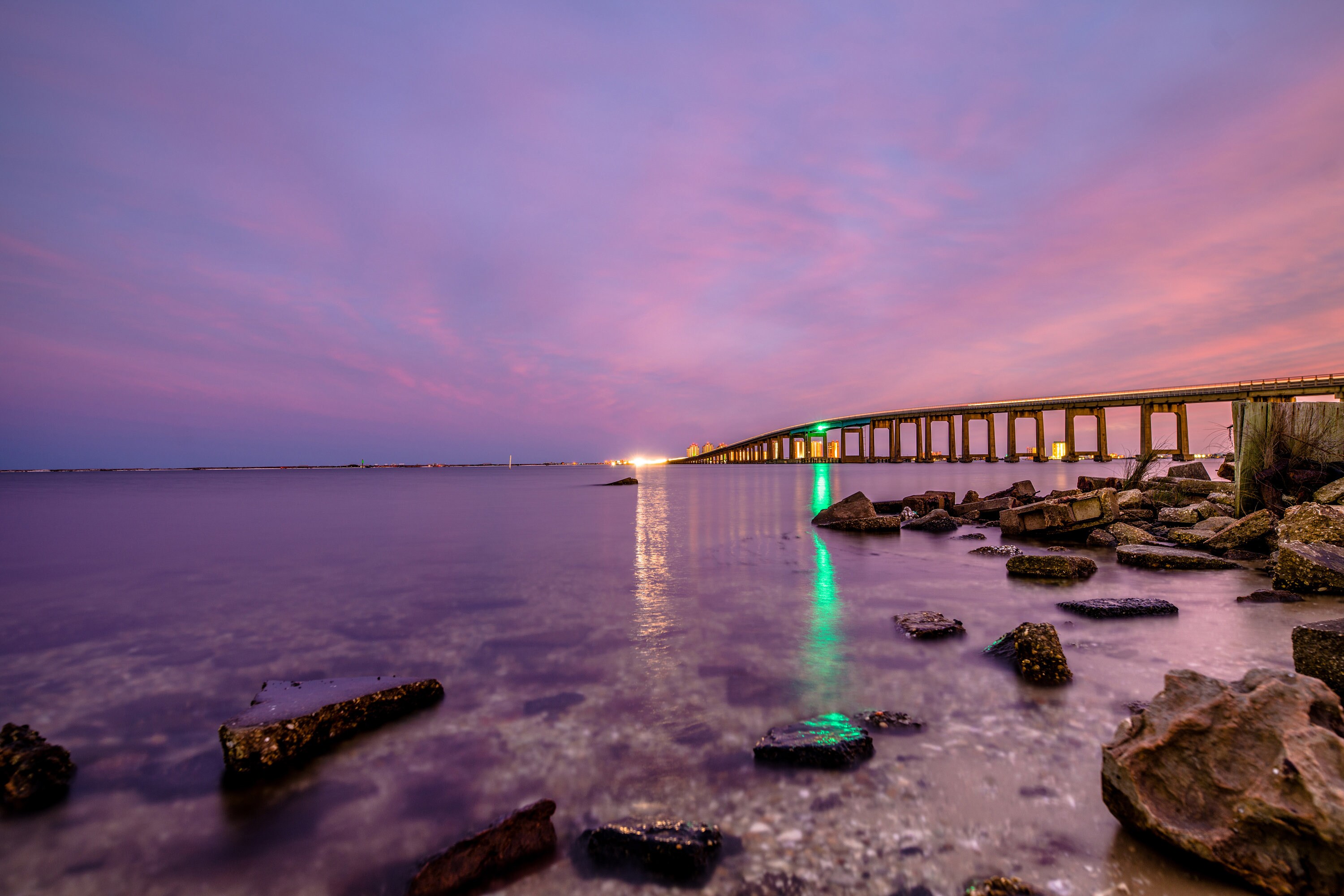 Large Canvas Beach Wall Decor, Navarre Beach Bridge Print, Beach ...