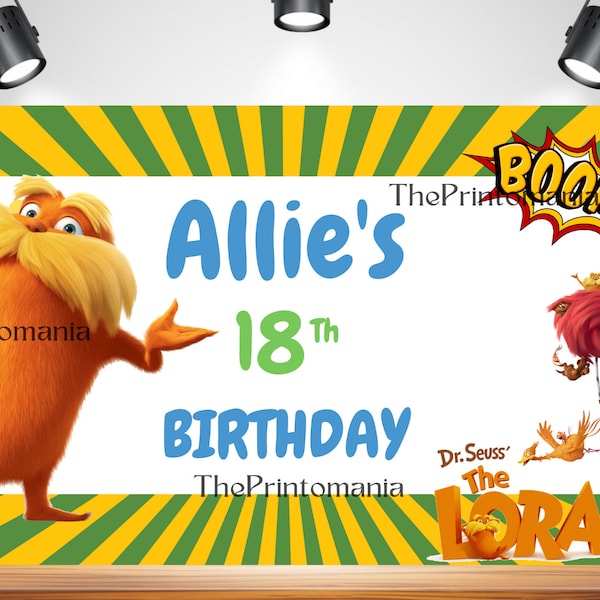 Dr Seuss Backdrop - Etsy