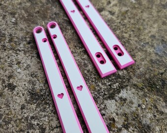 9-hole White G10 Replicant Scales - Etsy
