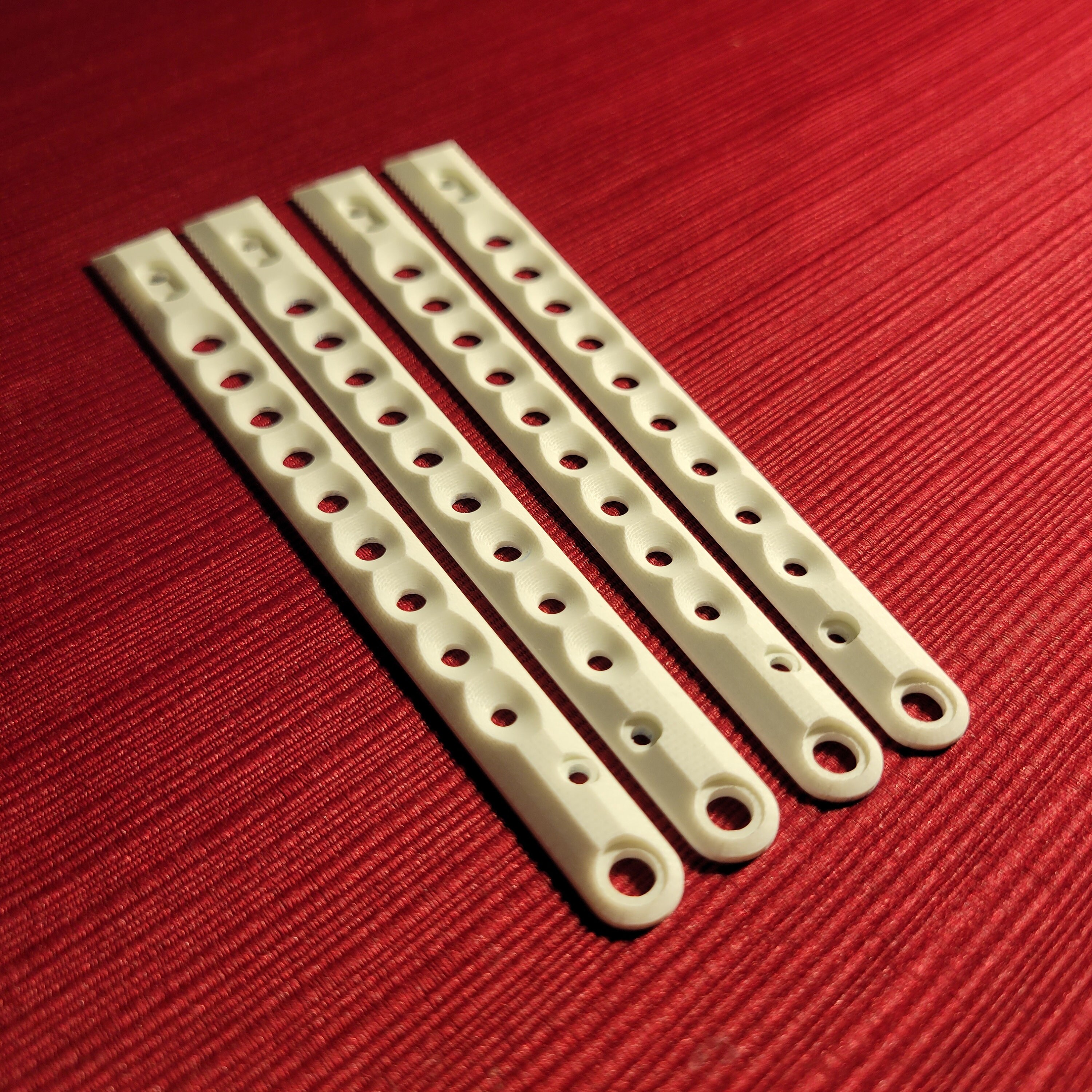 9-hole White G10 Replicant Scales - Etsy