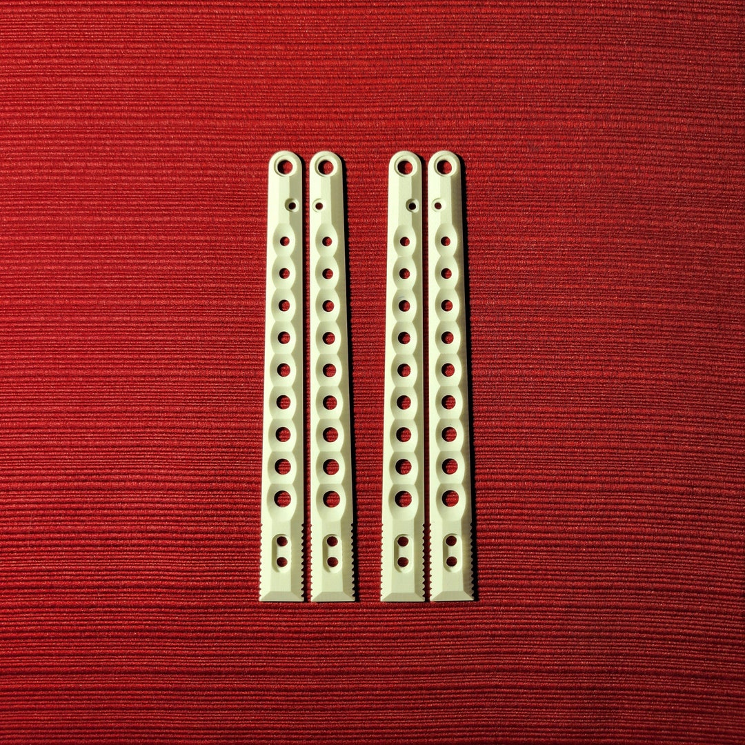 9-hole White G10 Replicant Scales - Etsy