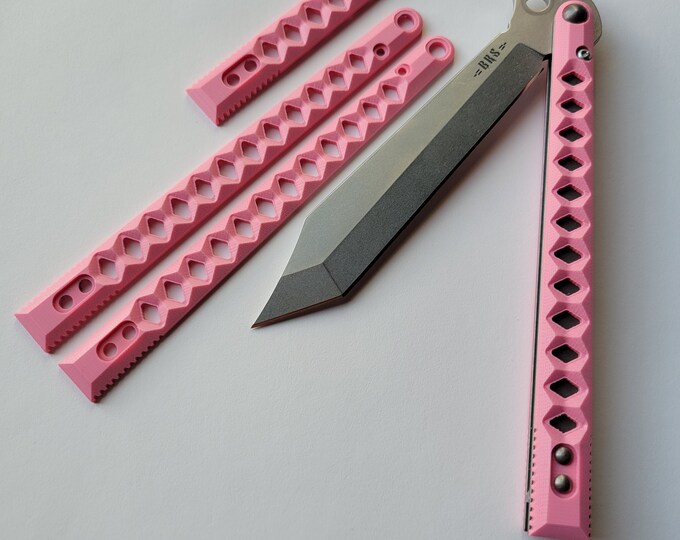 Pink - F.F.F. Kitsune - G10 Replicant Scales - Etsy