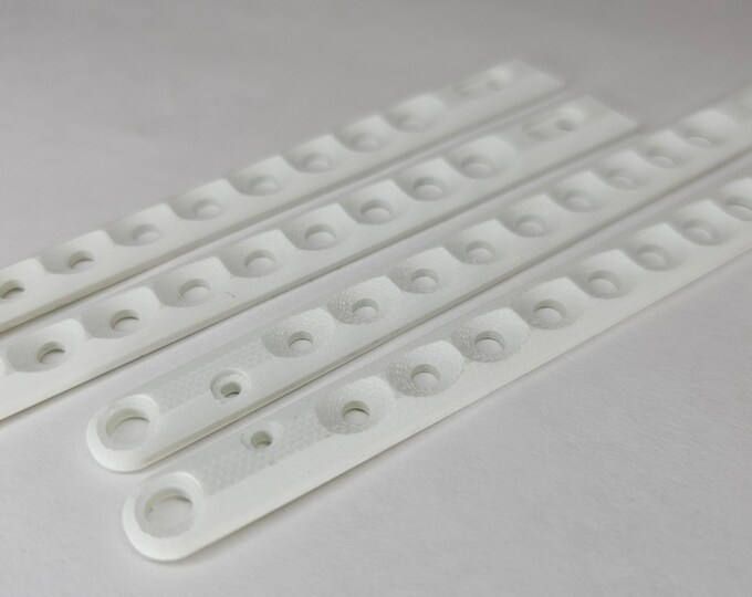 9-hole - White G10 Replicant Scales - Etsy