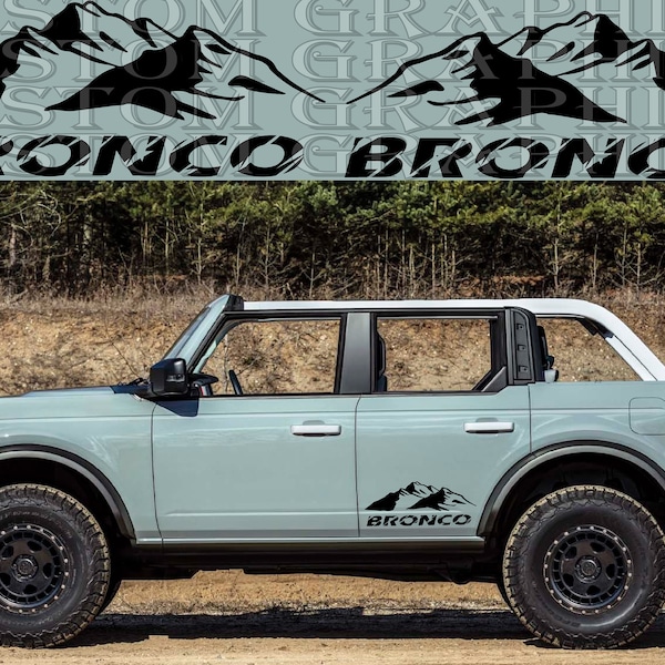 Ford Bronco Wildtrak Decal - Etsy