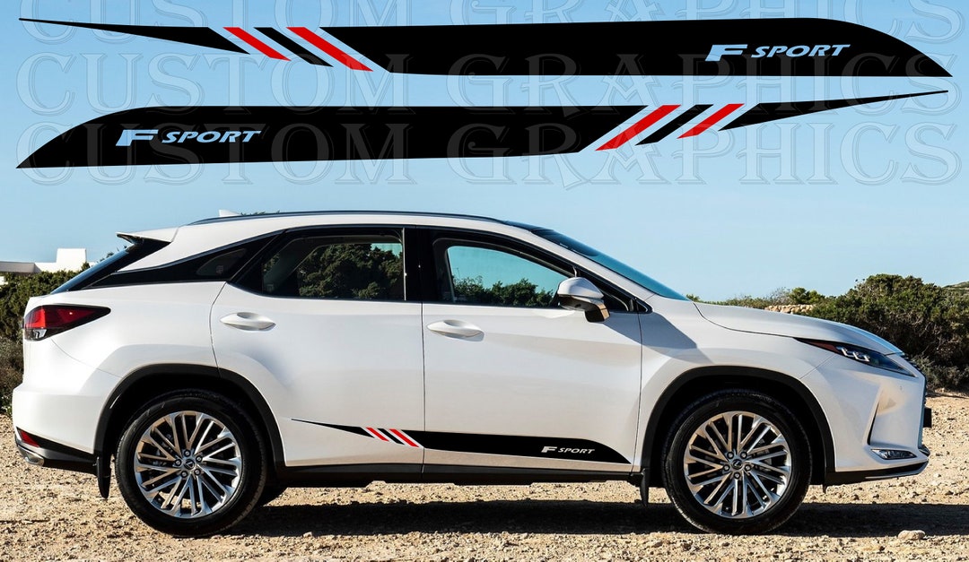 New Design Stripe Decal Graphic Stickers Kit Compatible With Lexus RX ...