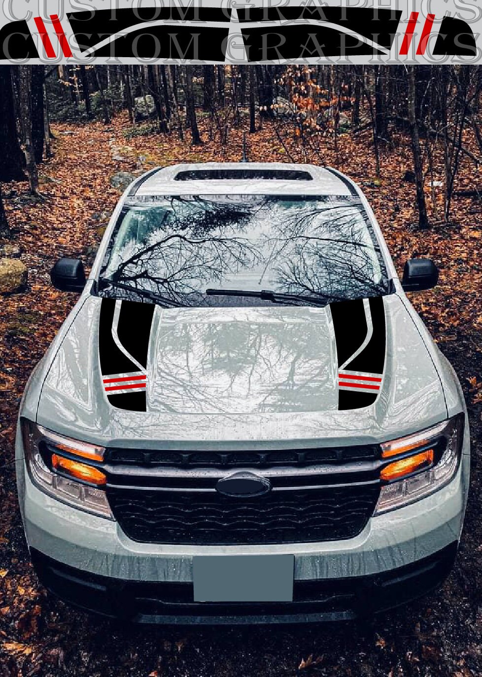 2 Color Sport Sticker Decal Hood Stripes Compatible With - Etsy