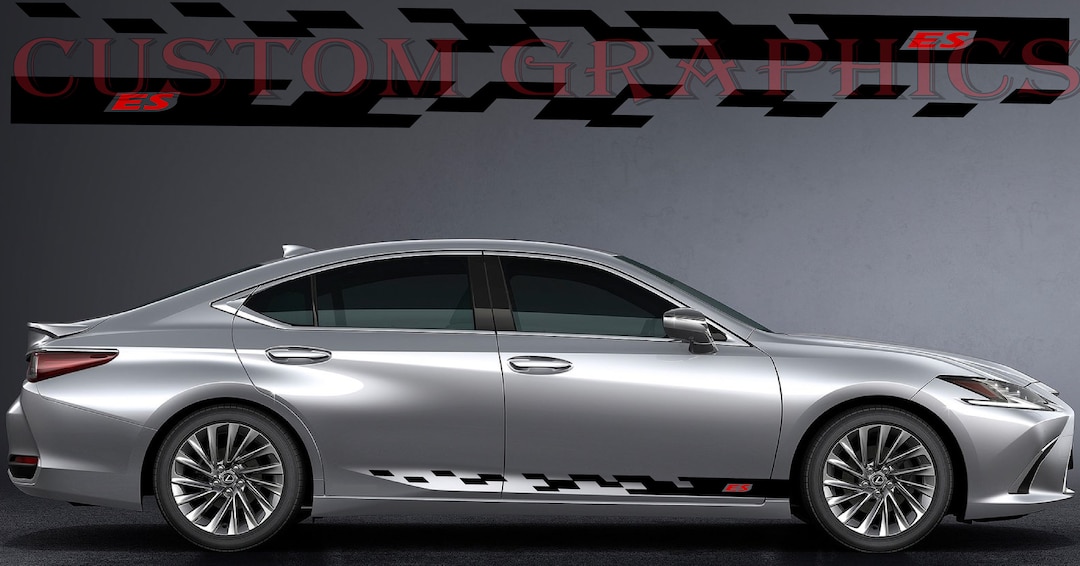 2 Color Exclusive Side Stripe Decal Graphic Sticker Kit Compatible With ...