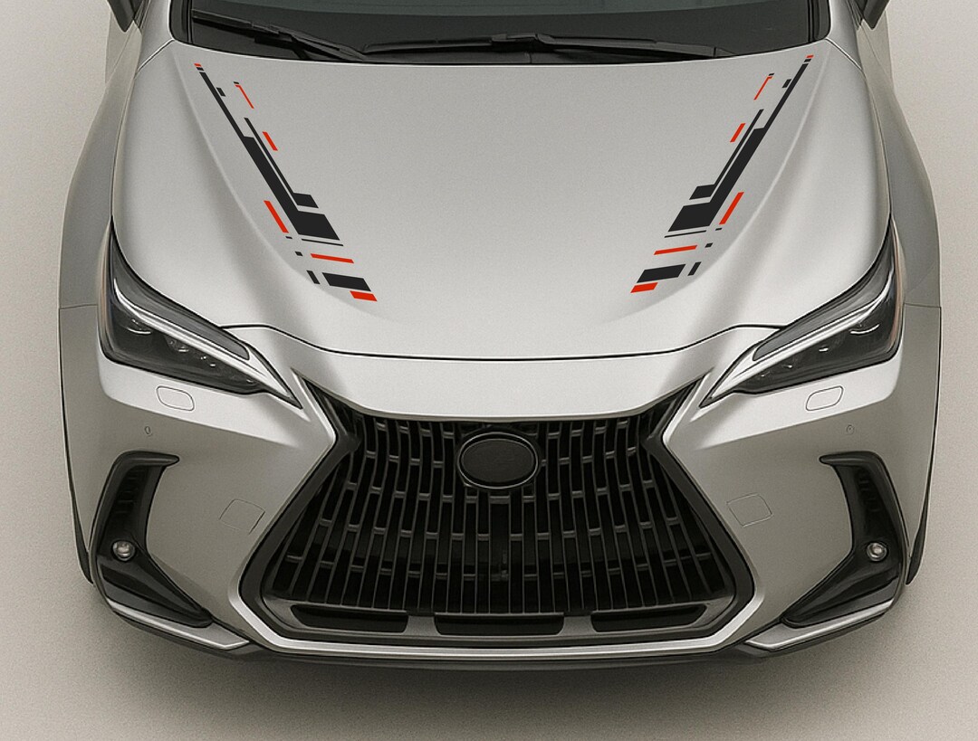 Show off Your Style With Custom Car Hood Stickers Compatible With Lexus ...