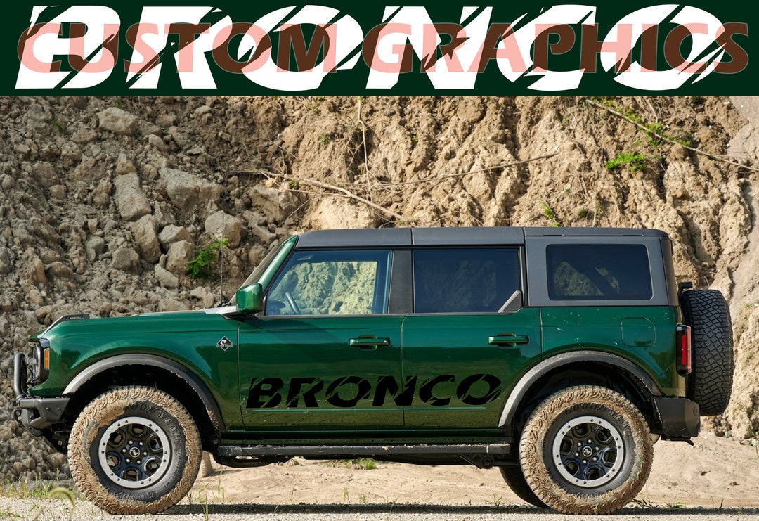 Exclusive New Design Decals for Bronco - Etsy