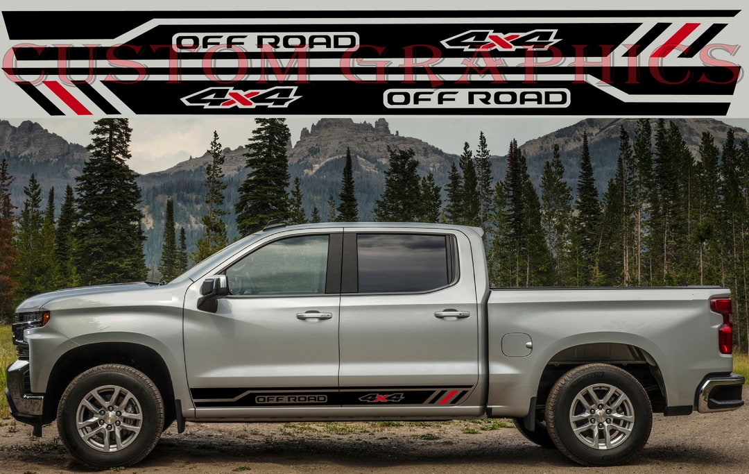 New Vinyl Decal Custom Stickers Graphic Kit Compatible With Chevrolet ...