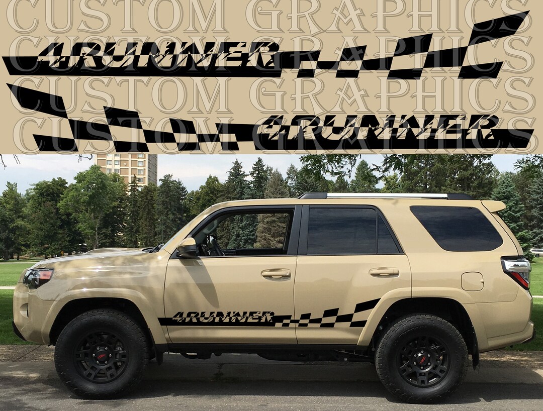 New 2X Side Door Stripe Vinyl Decal Graphic Sticker Kit Compatible With ...