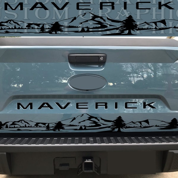 Maverick Tailgate Decal - Etsy