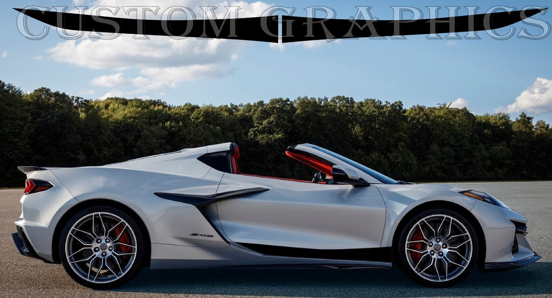 Corvette Z06 Side Stripe Decals: Sport Design Vinyl Graphics - Etsy