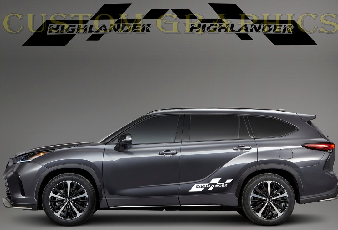 Exclusive Design 2X Side Door Stripe Vinyl Decal Graphic Sticker Kit ...