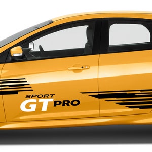 Universal Design Sport Sticker Decal Side Door Stripes Compatible With ...