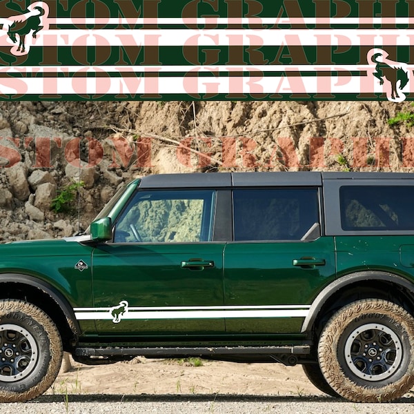 Bronco Retro Stripes - Etsy