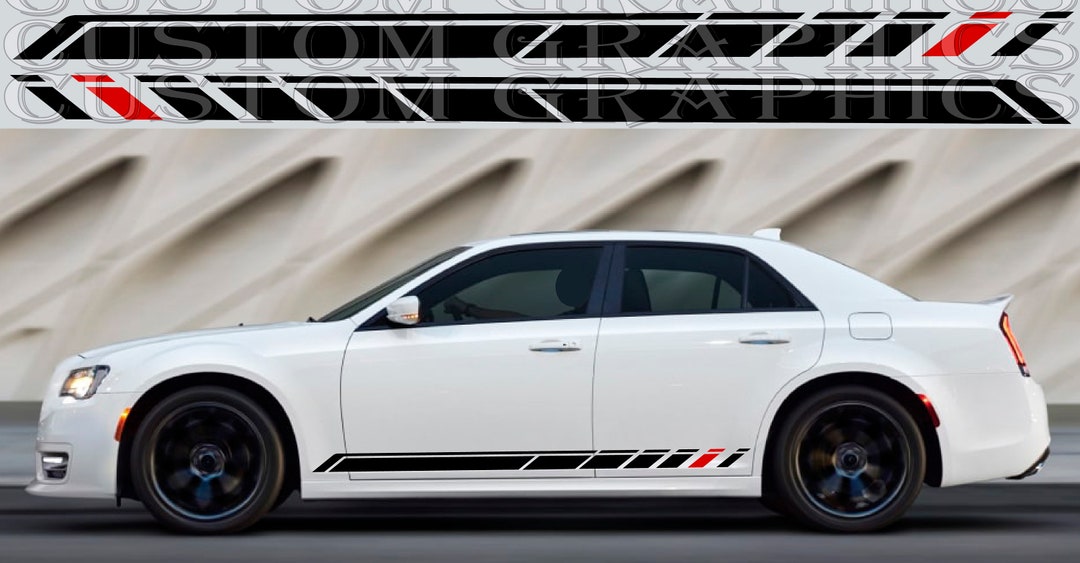 New Side Door Stripe Custom Kit Stickers Set Kit Compatible With ...