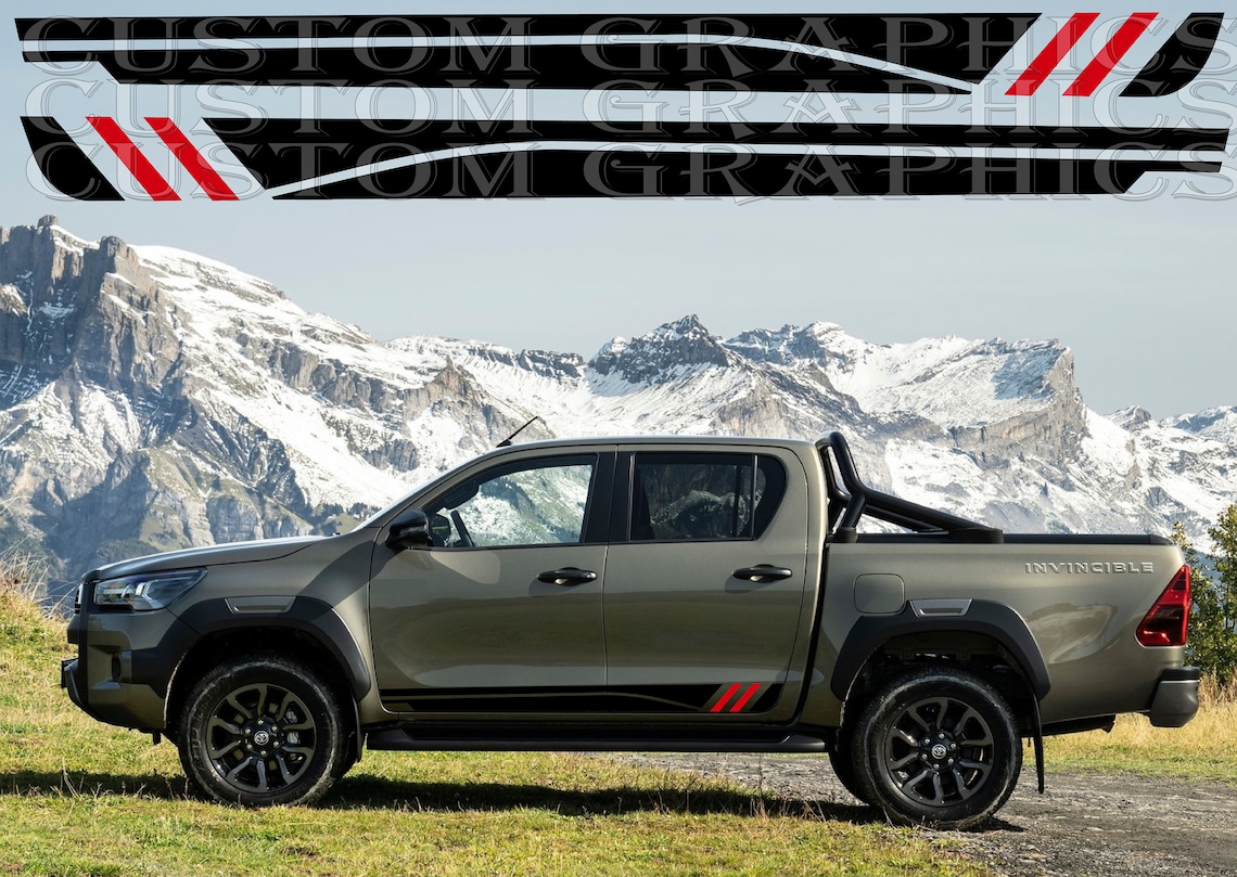 Custom Sport Sticker Decal Side Door Stripes Compatible With Etsy