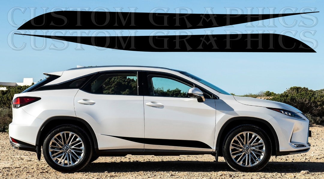 Exclusive 2X Side Door Stripe Vinyl Decal Graphic Sticker Kit ...