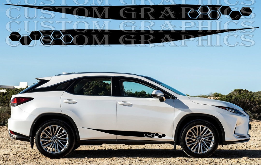 Exclusive Pair of Sport Side Stripes Decal Sticker Vinyl Compatible ...