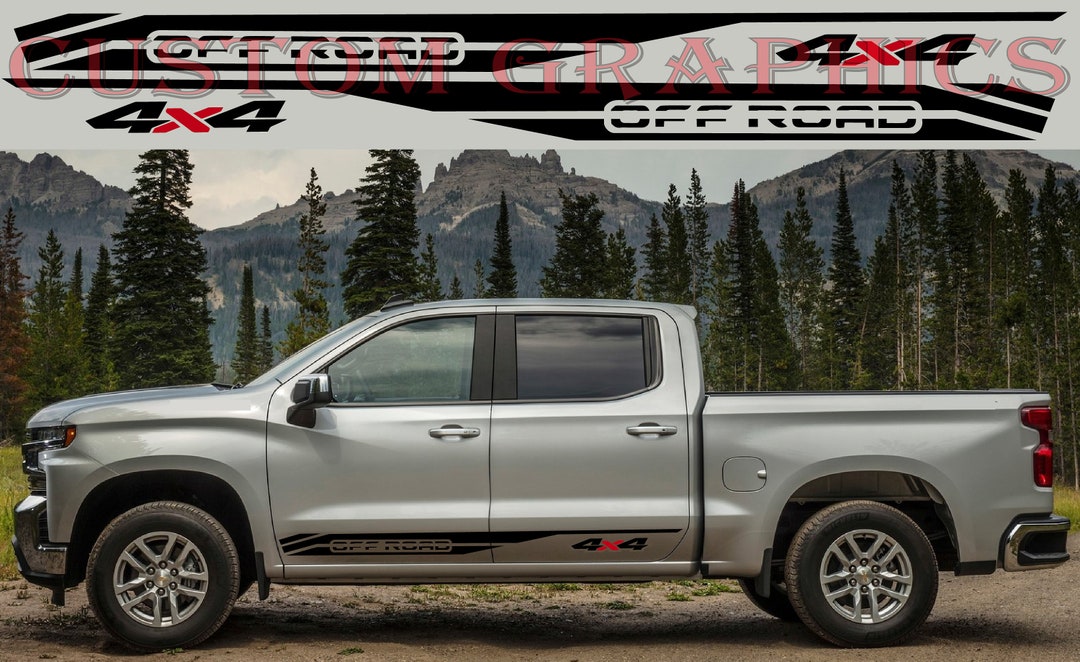 4x4 New Vinyl Decal Custom Stickers off Road Graphic Kit Compatible ...