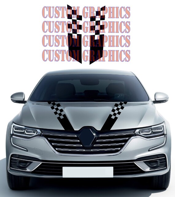 Hood Vinyl Decal Custom Stickers Stripes Compatible With - Etsy