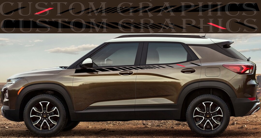 New 2X Side Door Stripe Vinyl Decal Graphic Sticker Kit Compatible With ...