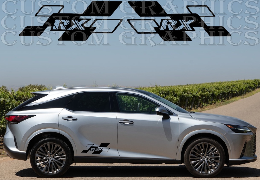 Side Door Vinyl Decal Sticker Compatible With Lexus-rx 2023 - Etsy