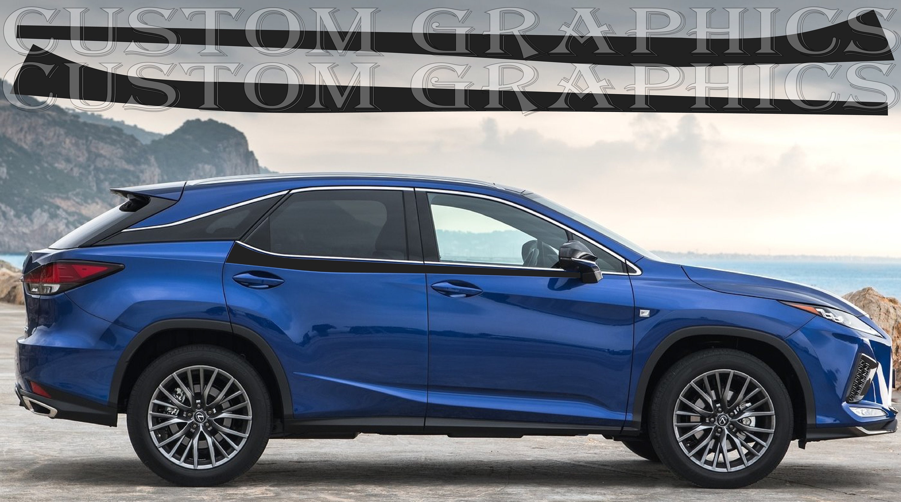 Classic Exclusive Decal Graphic Sticker Door Sport Stripe Kit ...