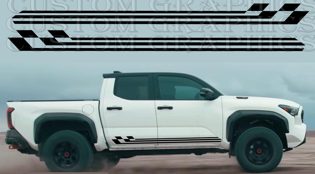 Exclusive Custom Graphics Bumper Stickers Compatible With Toyota Tacoma ...