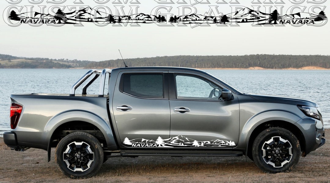 Nissan Navara Mountain Side Vinyl Decal: Double Cab Pro-4x Sticker - Etsy