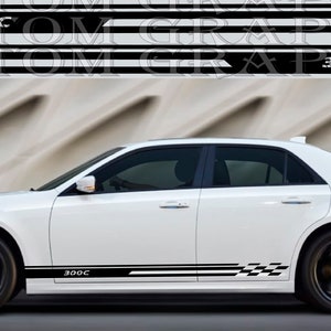 New Side Stripe Decal Graphic Sticker Kit Compatible With Chrysler 300C ...