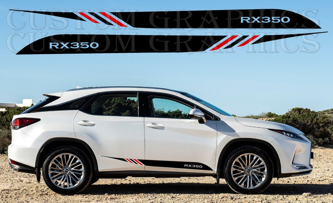 New Design Stripe Decal Graphic Stickers Kit Compatible With Lexus RX ...