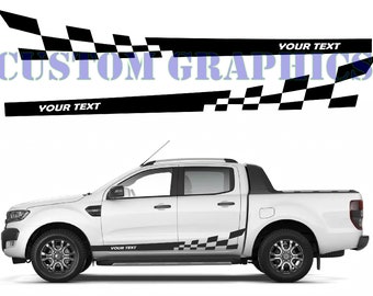 Set of Stickers Decal Stripe Body Kit Sport Side Door Sticker Racing ...