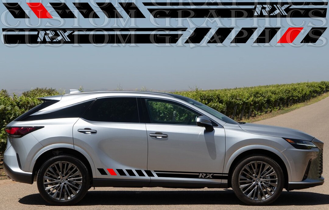 Exclusive Sport Sticker Decal Side Door Stripes Compatible With Lexus ...