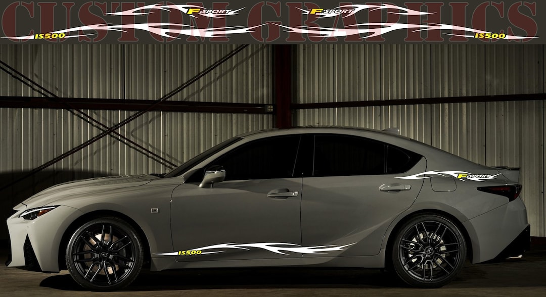 Lexus IS Side Stripe Decal: Sport Design Vinyl Graphics - Etsy