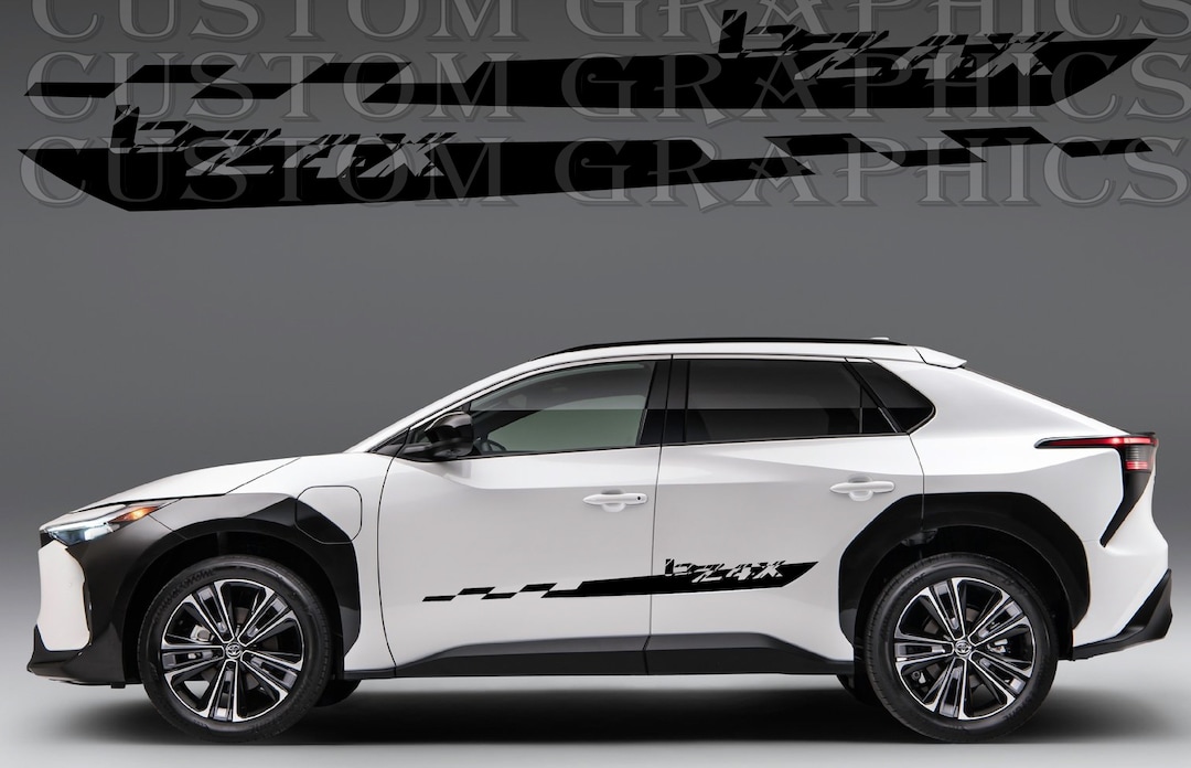 Exclusive Design Side Door Vinyl Decal Sticker Compatible With Bz4x ...