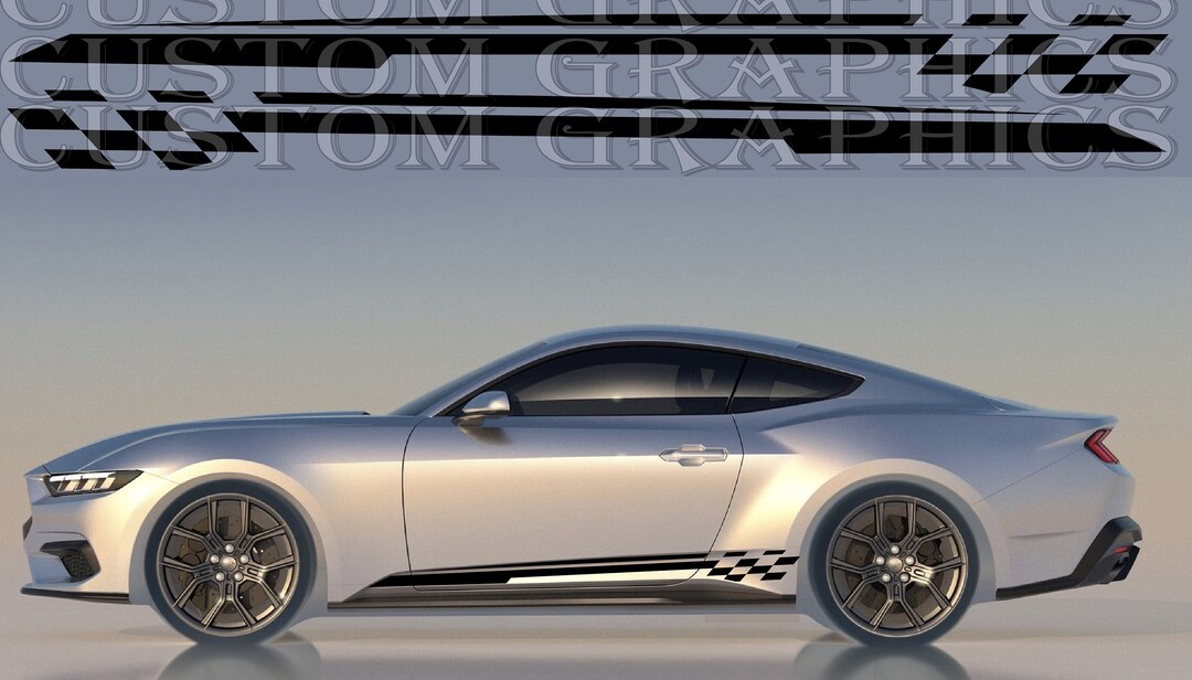 2x Body Decals Side Stripe Sticker Logo Graphics Vinyl Compatible With ...