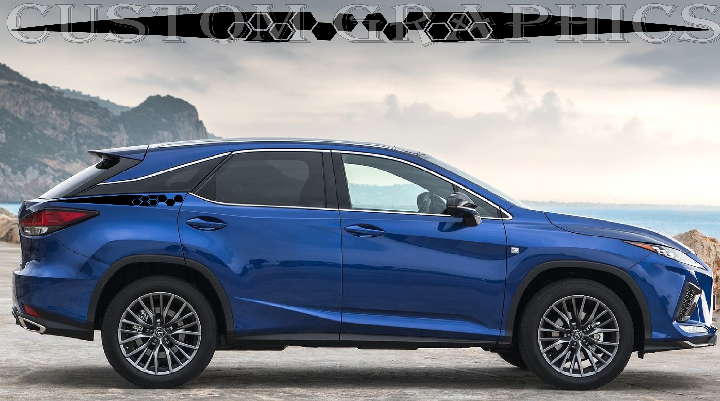 Exclusive 2X Side Door Stripe Vinyl Decal Graphic Sticker Kit ...