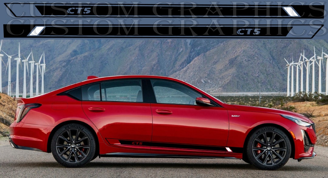 CT5 CT5-V Side Stripe Decals: Car Body Graphics Vinyl (2x) - Etsy