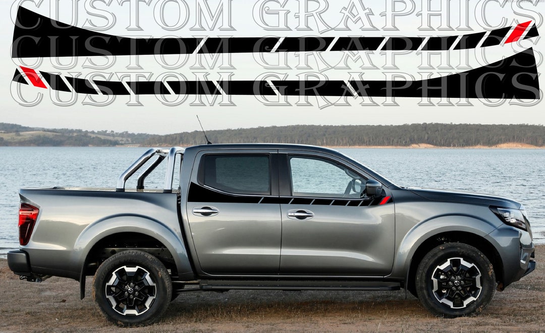 Exclusive Side Stripe Decal Graphic Sticker Kit Compatible With Nissan ...