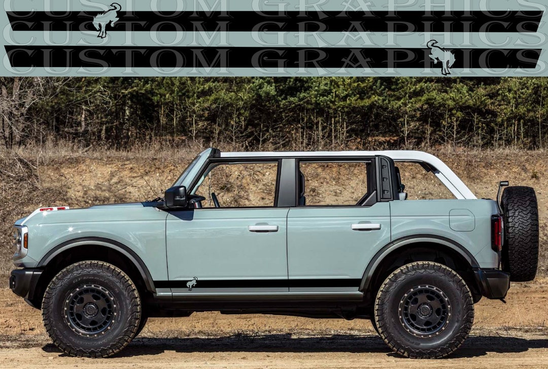 New Exclusive Side Door Vinyl Decal Sticker Compatible With Ford Bronco ...