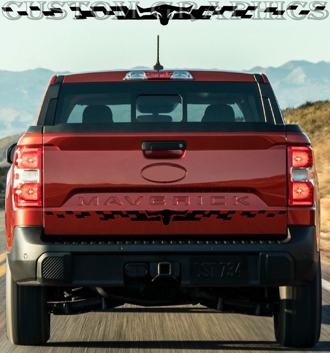 Tailgate Set of Stickers Decal Stripe Body Kit Compatible With Maverick ...