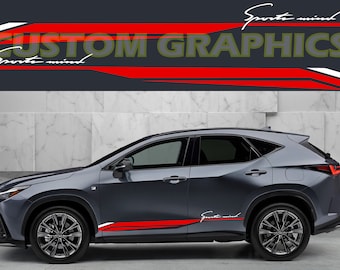 Exclusive 2X Side Door Stripe Vinyl Decal Graphic Sticker Kit ...