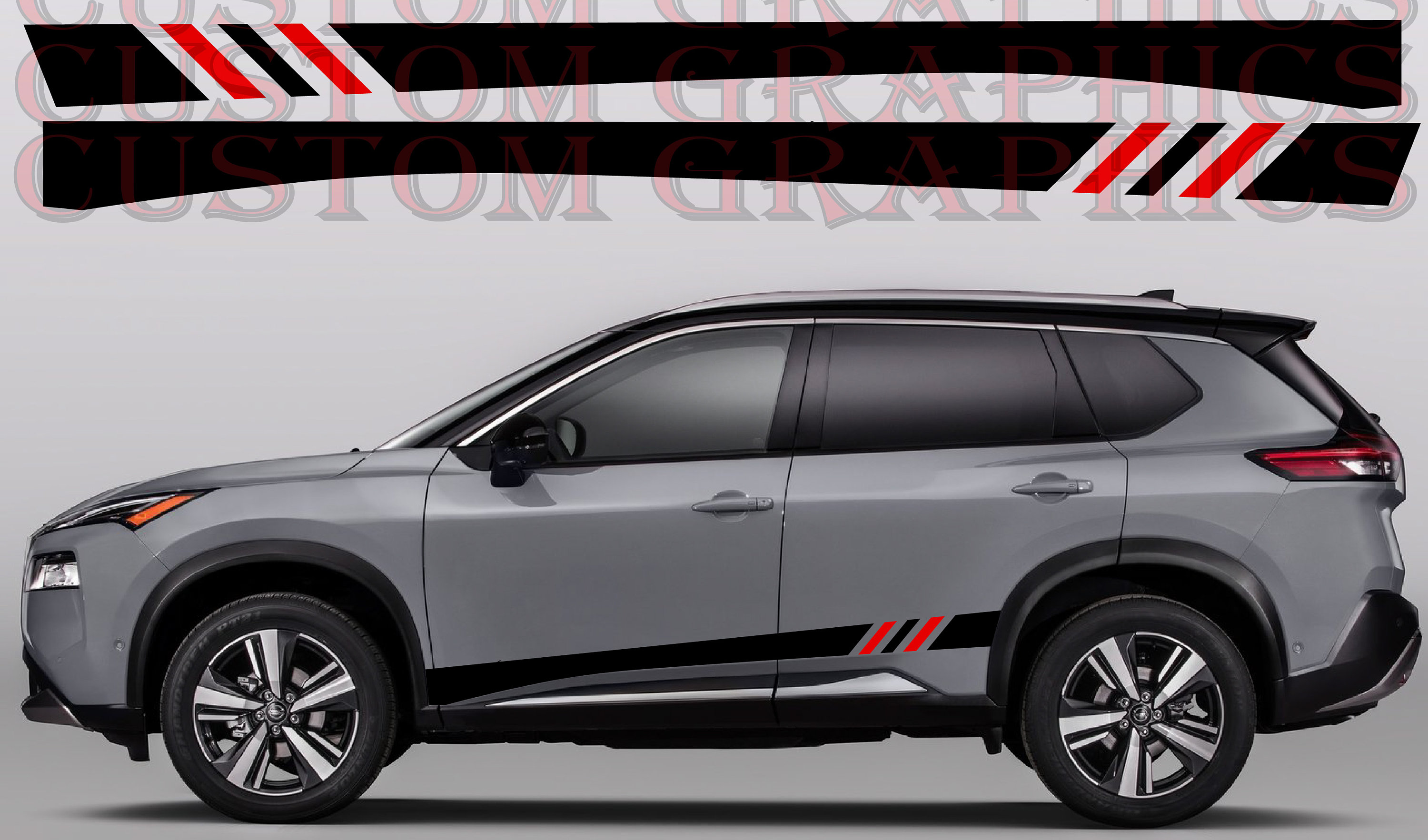 Exclusive Decal Graphic Sticker Door Sport Stripe Kit Compatible With ...