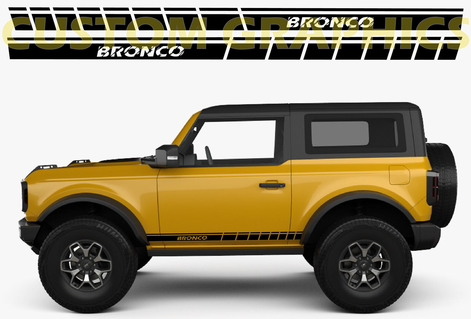 Classic Set of Stickers Decal Stripe Body Kit Compatible With Ford ...