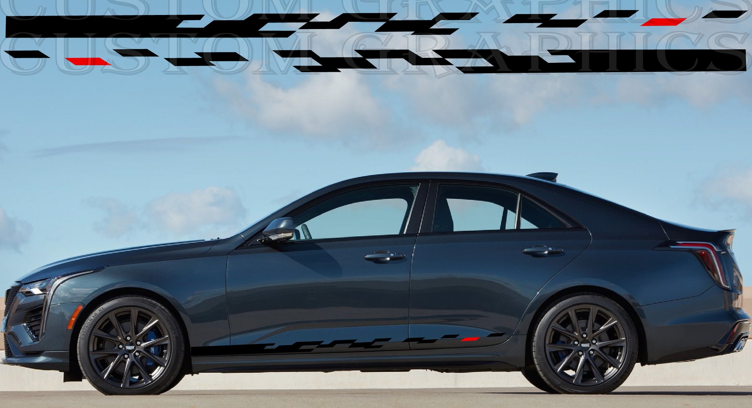 New Set of Racing Side Stripes Decal Sticker Graphic - Etsy