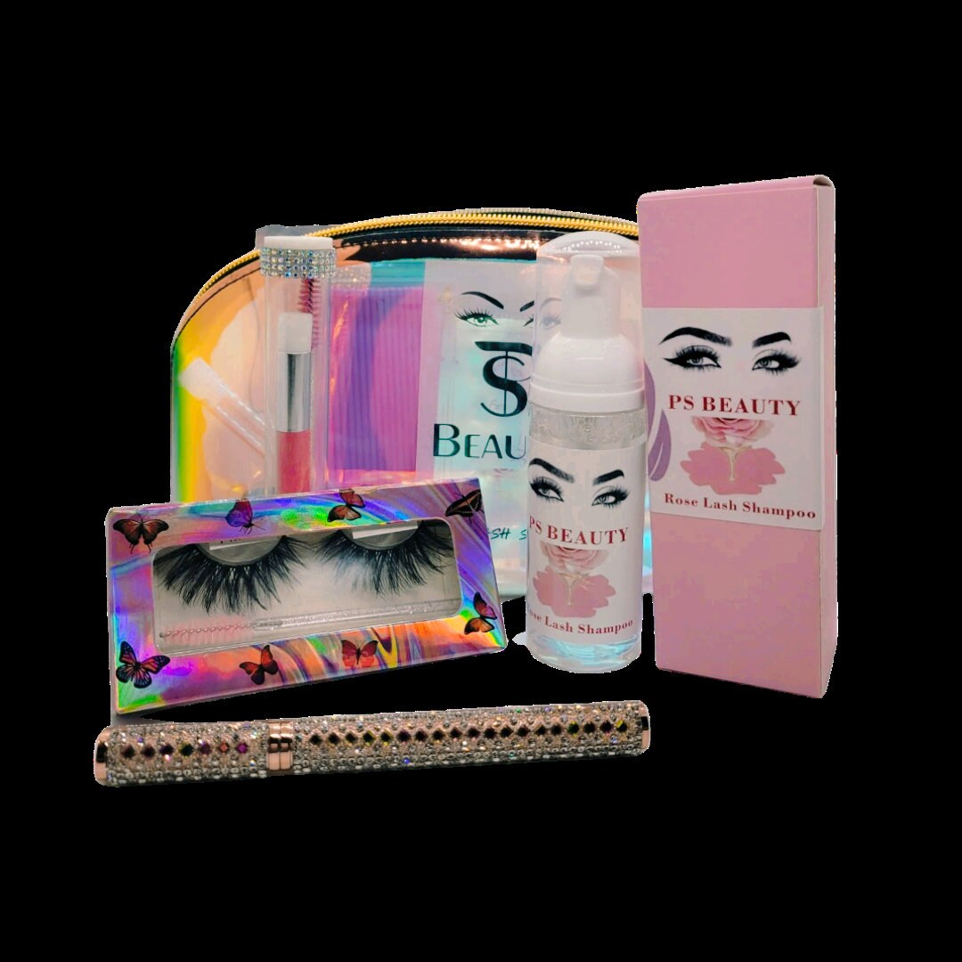PS Beauty Lash Shampoo Bundle With Lashes - Etsy