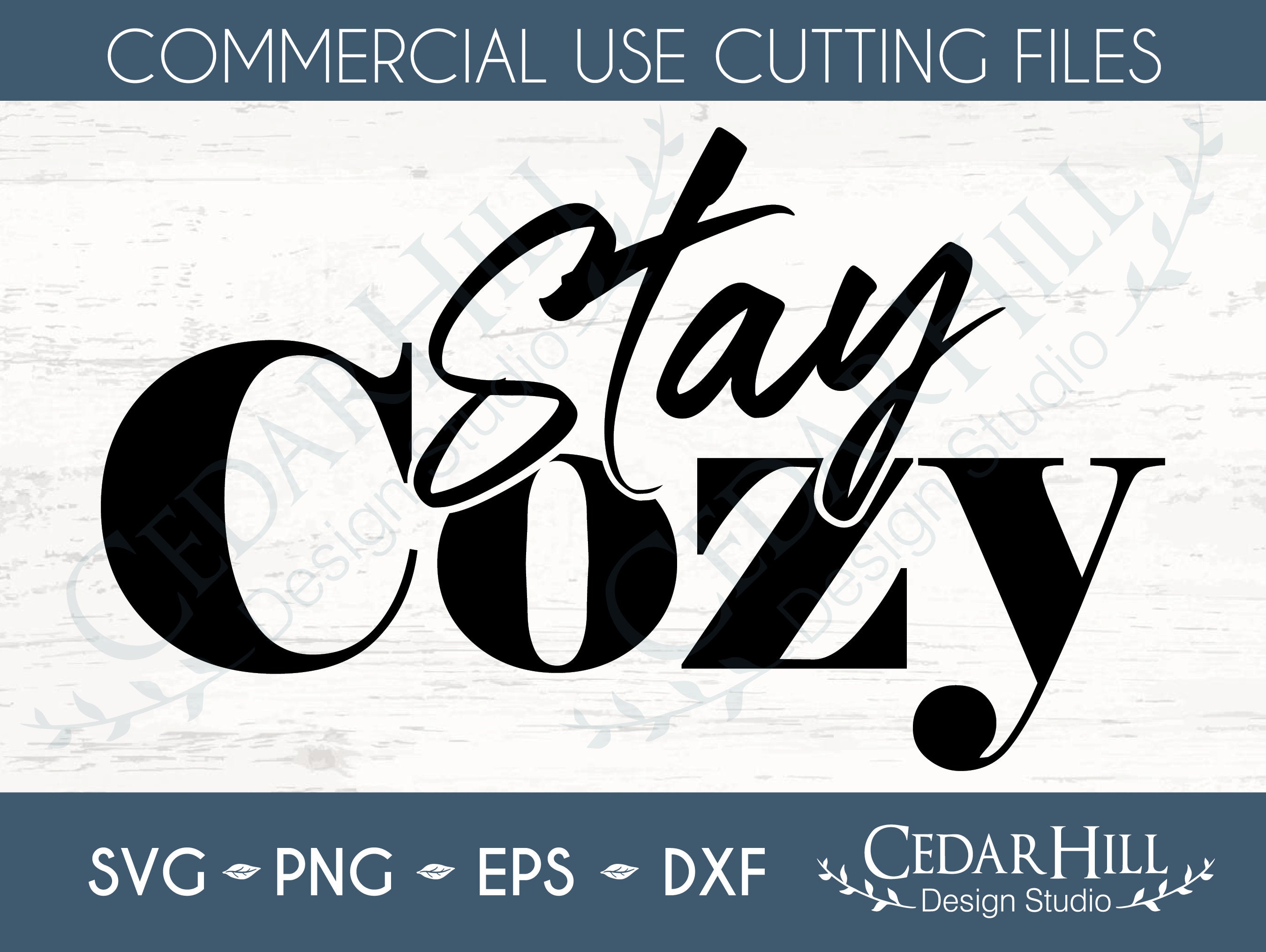 Stay Cozy SVG Cut File Fall Dxf Png Silhouette Cricut - Etsy