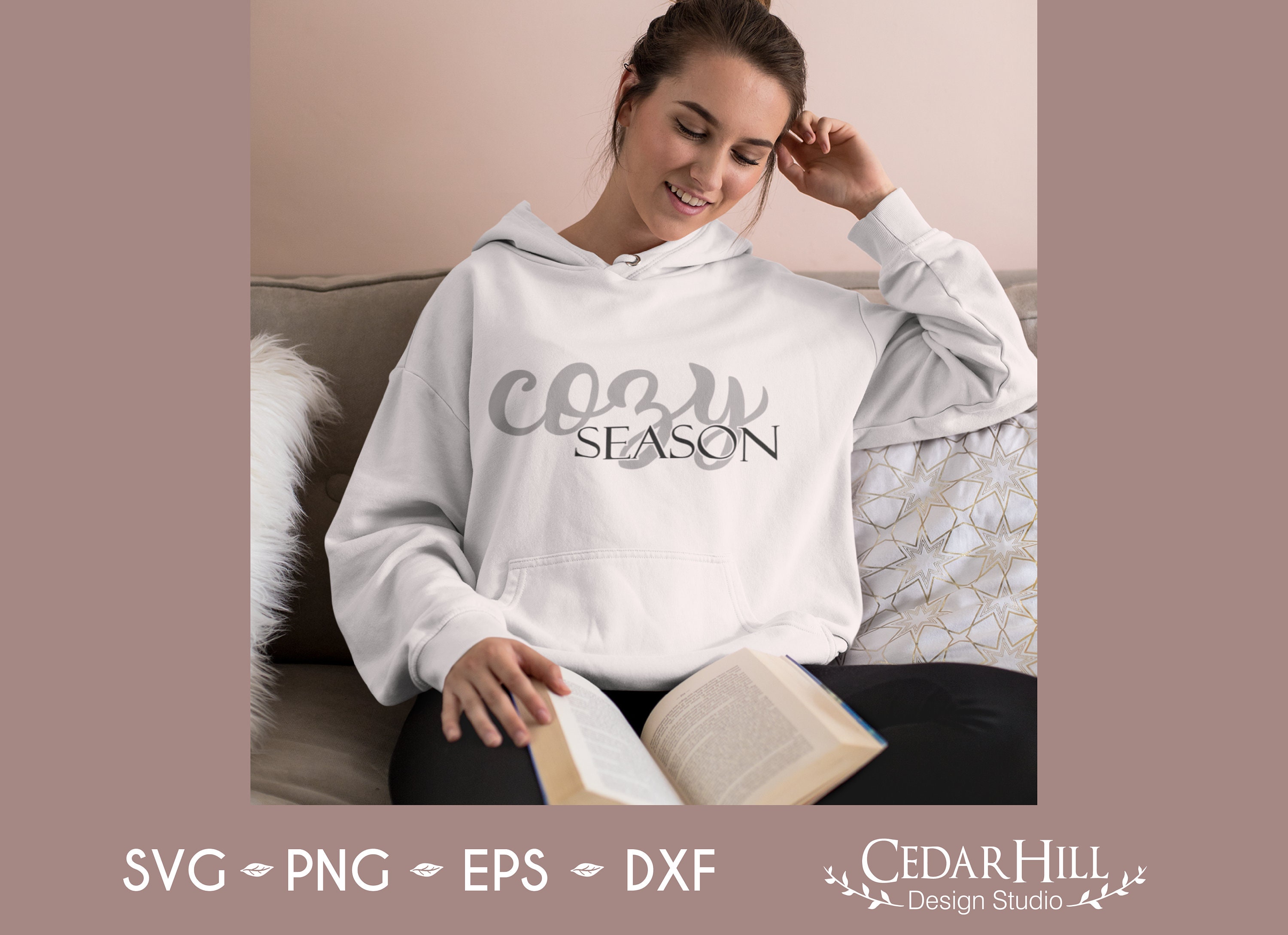 Stay Cozy Season SVG Bundle, Cut File, Winter, Dxf, Png, Silhouette ...